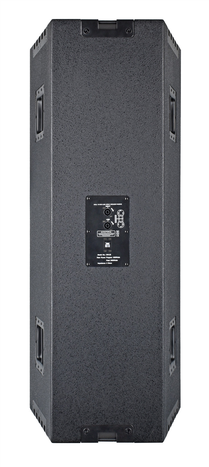 TKG DW25 1000w dual 15 inch full range professional line array speaker ...