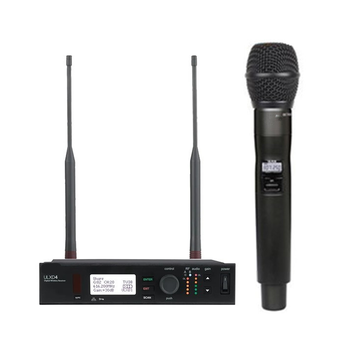 ULXD4/BETA58A/SM58/KSM9/BETA87A Professional Wireless Microphone System ...